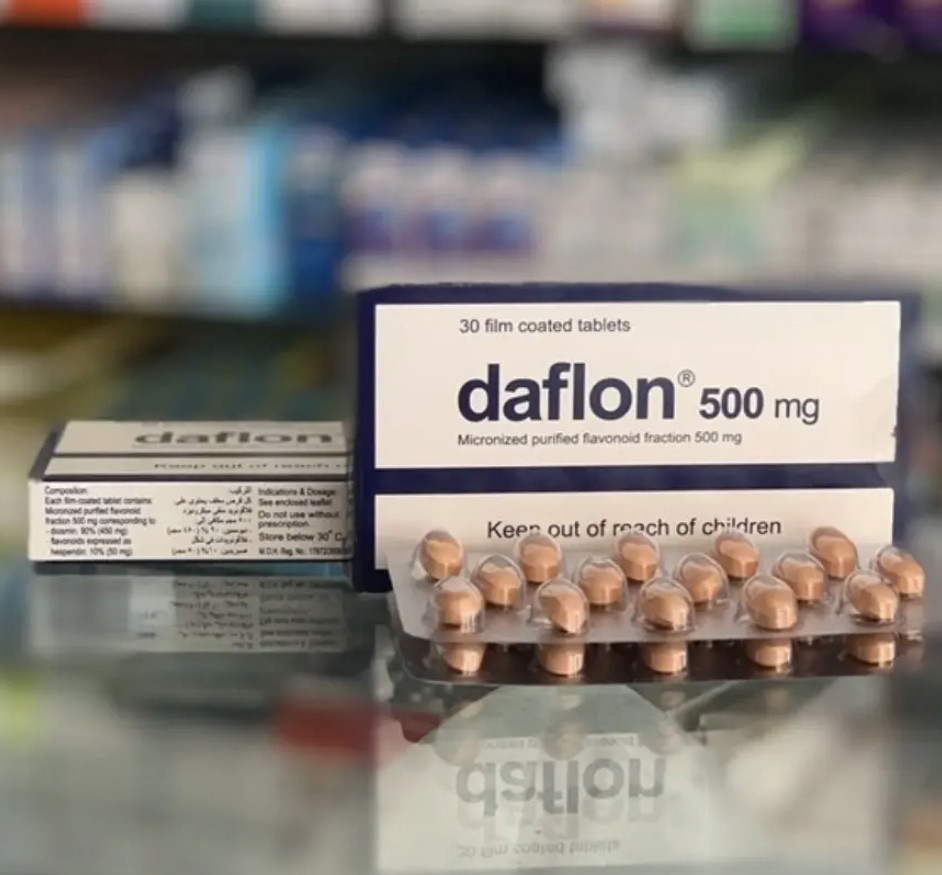 Купити Daflon Дафлон 500мg для вен 30шт Єгипет, ціна 332 ₴ - Prom.ua ...