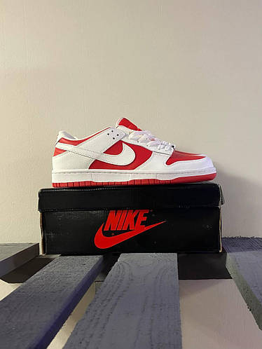 Купить Nike SB Dunk Low Retro Red White 41, цена 2160 ₴ — Prom.ua (ID ...
