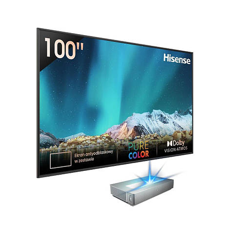 Купить Лазерный телевизор HISENSE 100L5HD 100 дюймов 4K Dolby Atmos ...