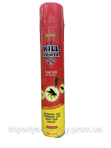 Інсектицид KILL POWER від усіх видів комах 400 мл, ціна: 54.54 ...