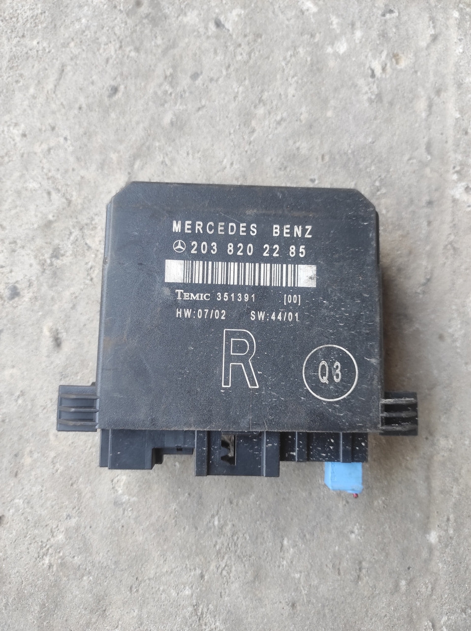 Блок управління система контроль дверей задньої правої Mercedes W203 ...