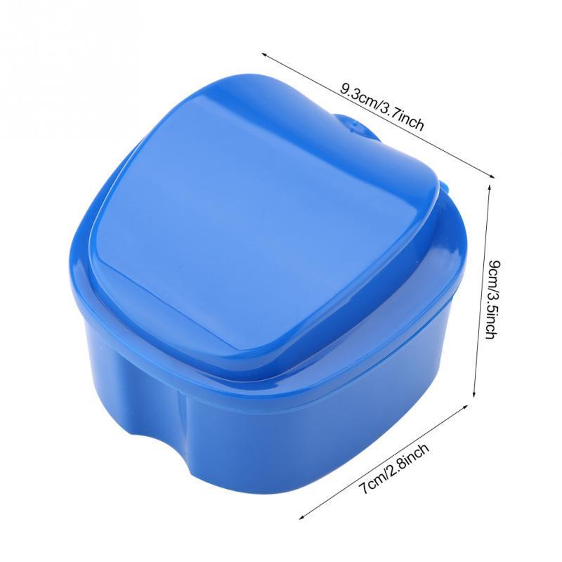 Купить Бокс контейнер для хранения зубных протезов Синий, цена 229 ...