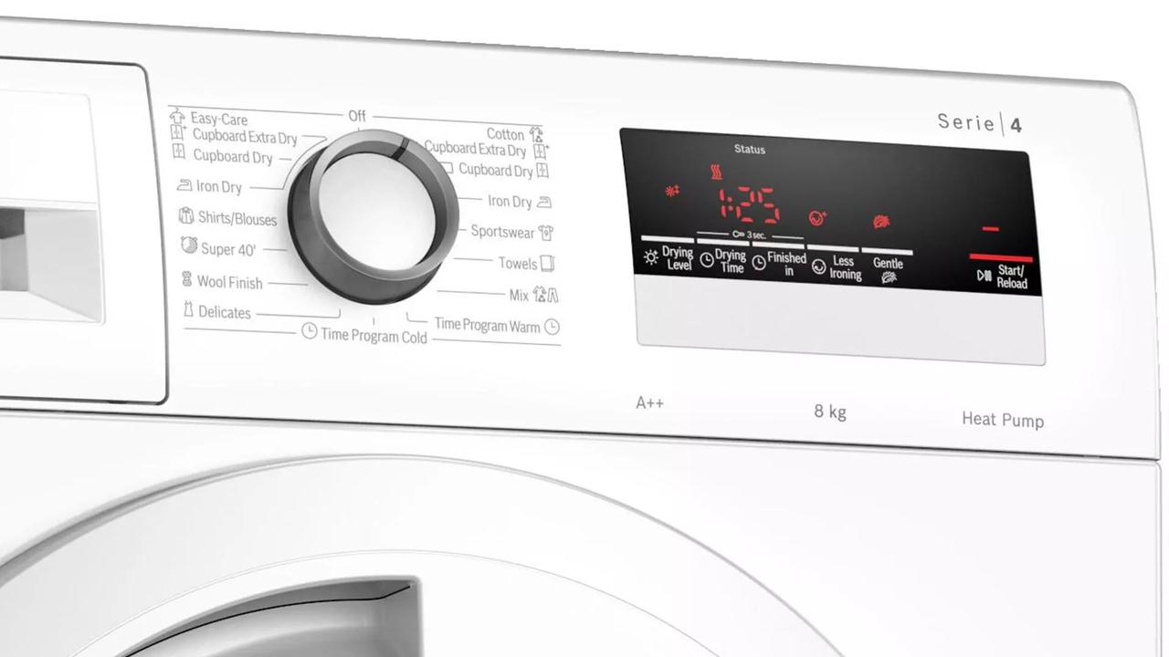 Купить Bosch Сушильная машина тепловой насос, 8кг, A++, 60см, дисплей ...