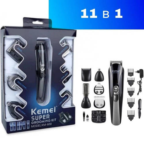 Купить Триммер мужской Kemei KM-600 универсальный 11 в 1 для стрижки ...