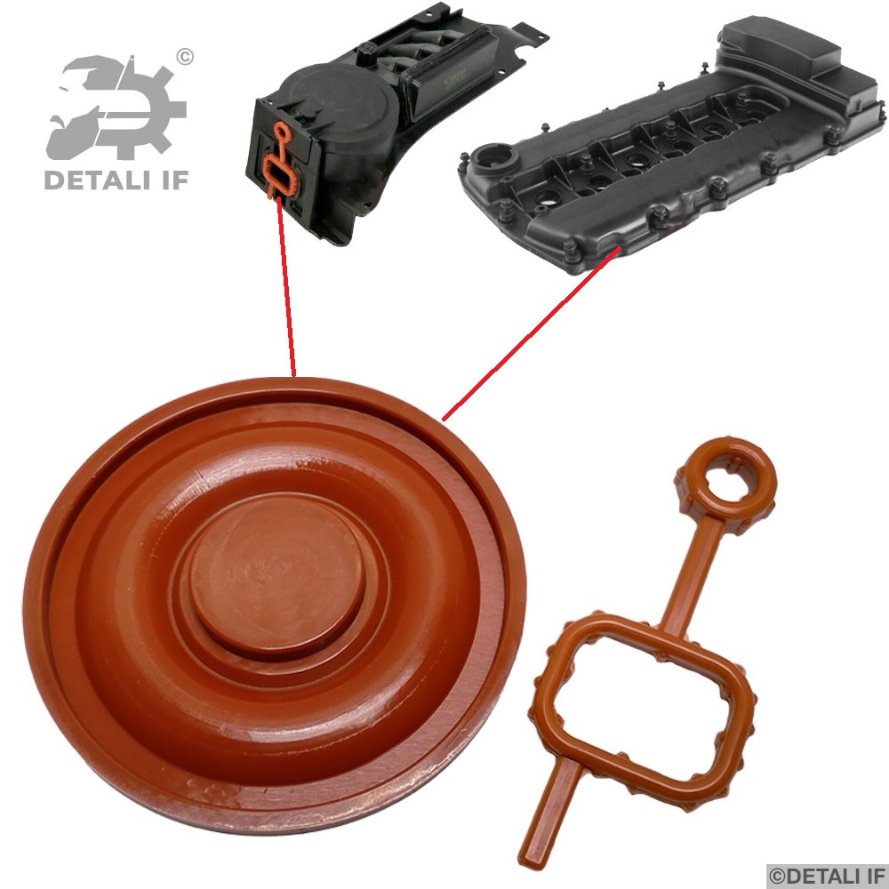 Мембрана Ремкомплект Клапанной Крышки Passat B7 Volkswagen 3.2-3.6 ...