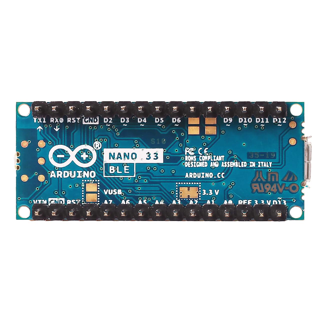 Контроллер Arduino Nano 33 BLE Original (С ногами) (ID#1642609551 ...