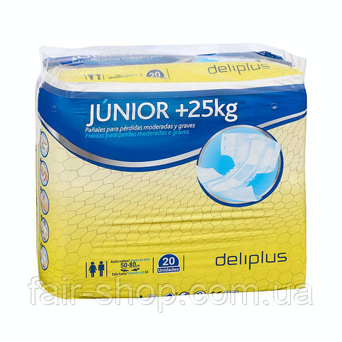 Памперси Deliplus Nappies junior size up to 34 more than 25 kg Deliplus ...