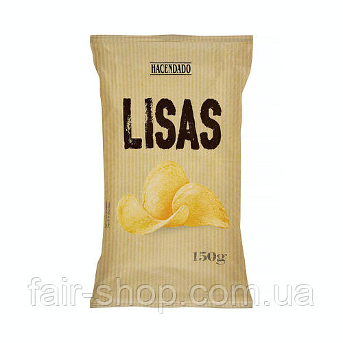 Купить Чипсы Hacendado Smooth potato crisps Hacendado, 150 гр. Доставка ...