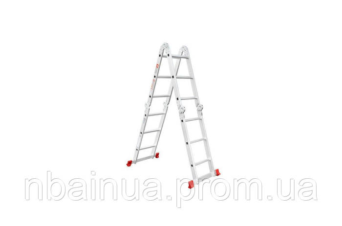 Купить НОВИНКА! Лестница трансформер Intertool - 3700 мм х 4x3 ступеней (LT-0030), цена 4000 ...