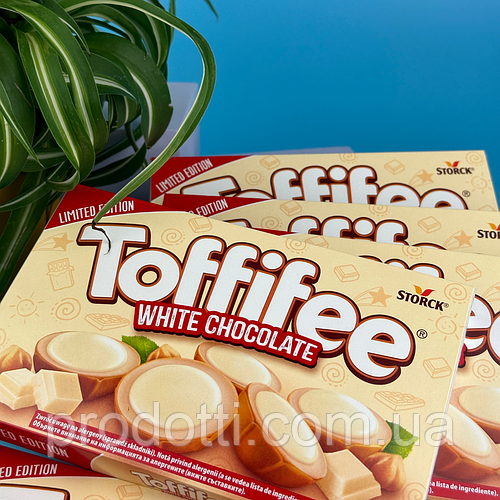 Конфеты Toffifee в белом шоколаде с лесным орехом 125 г (ID#1694151008 ...