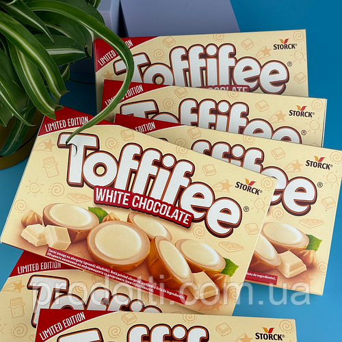 Конфеты Toffifee в белом шоколаде с лесным орехом 125 г (ID#1694151008 ...