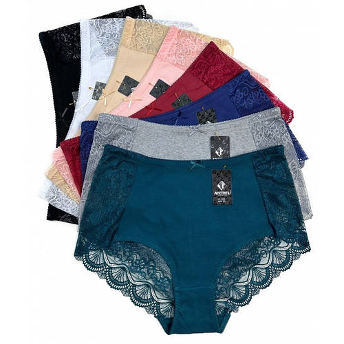 Труси жіночі Anttifu рубчик кружево розмір 52-54-56-58-60 (ID#1806552567), ціна: 155 ₴, купити ...