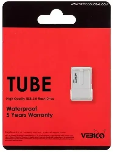 Купить Флешка Verico 128Gb Tube White (1UDOV-P8WEC3-NN), цена 270 ₴ — Prom.ua (ID#1845122734)