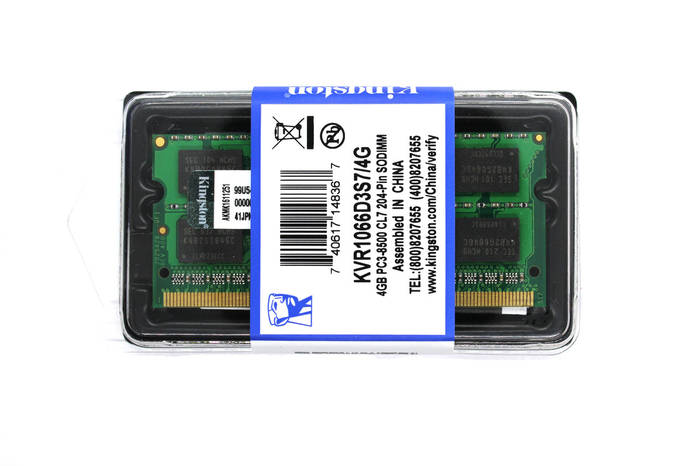 Оперативна пам'ять Kingston SODIMM DDR3-1066 4096MB PC3-8500 ...