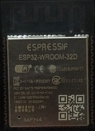 ESP32-WROOM-32D Espressif Flash 4MB SMD 38 pin Wi-Fi модуль (ID ...