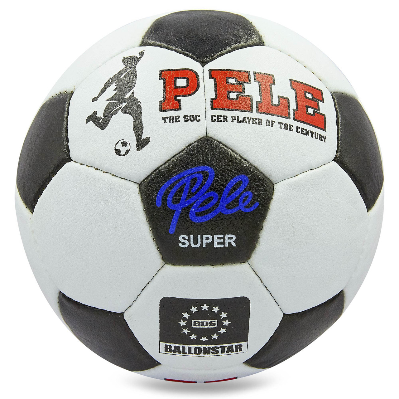 Мяч футбольный PELE Super BALLONSTAR FB-0174 №5 PU ламинированый ручная ...