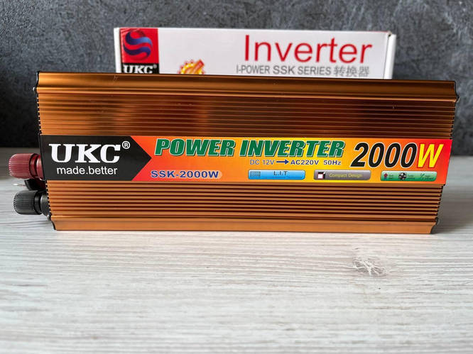 Купить Автомобильный инвертор UKC 2000Вт преобразователь напряжения 12В 220В с USB DC/AC для ...
