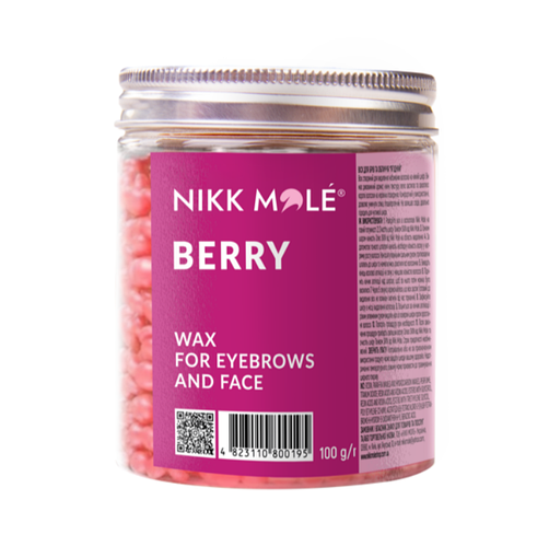 Nikk Mole (Berry) 100гр воск в гранулах для бровей и лица (ID ...