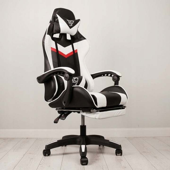 Геймерское кресло с подставкой для ног EC GAMING КО02BCZ: продажа, цена ...