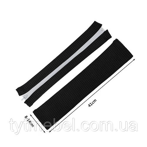 Чехол на подлокотники для офисного кресла черный ARM001 (ID#1943730463 ...