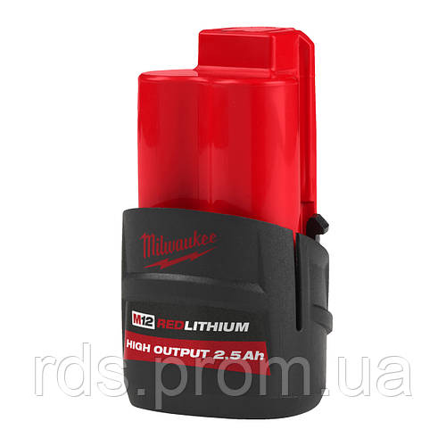 Аккумулятор MILWAUKEE M12 HB2.5 (12В; 2,5 А/ч; Li-ion) (4932480164) (ID ...