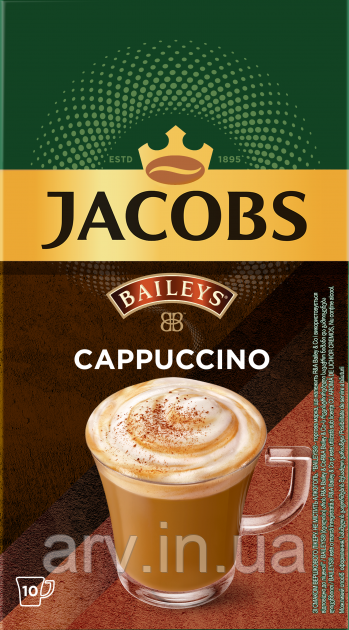 Купить Кофе JACOBS 3 в 1 "Baileys Cappuchino" 10*15 г (10), цена 125 ...