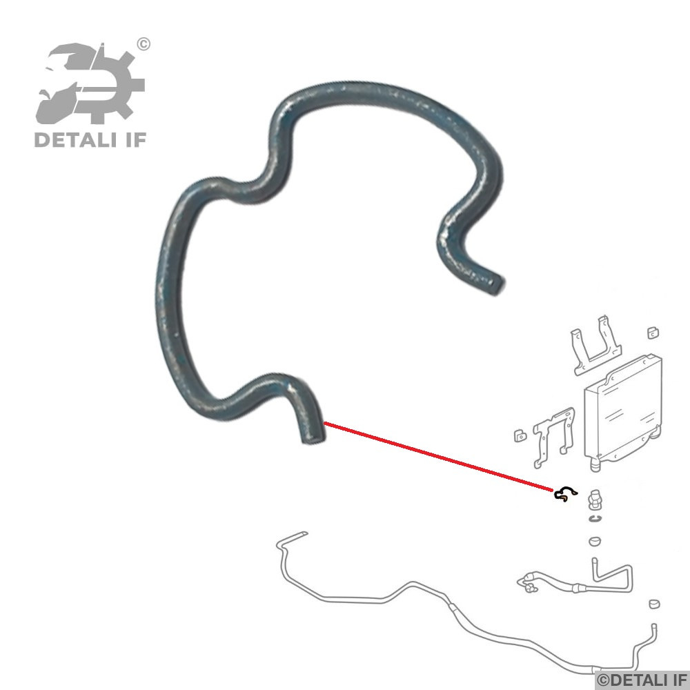 Шплинт трубки охлаждения коробки автомат Инсигния Опель af13 af23 af33 ...
