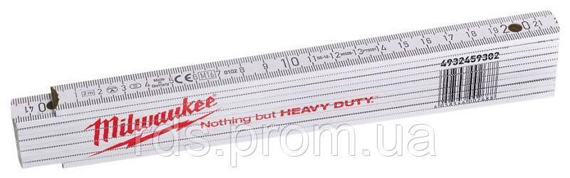 Купить Складной метр деревянный MILWAUKEE, 2 м (4932459302), цена 220 ...