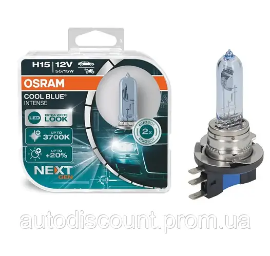 Галогенные лампы Osram H15 Cool Blue Intense Next Gen 3700k (ID ...
