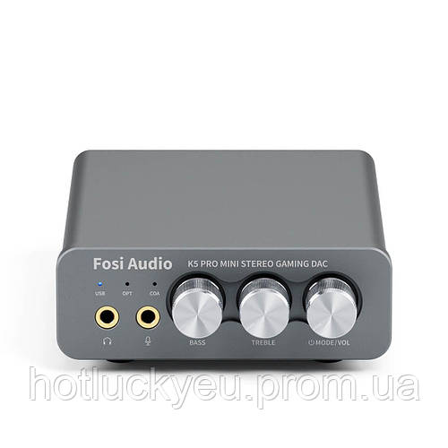 Fosi Audio K5 Pro Gaming DAC Усилитель для наушников Mini Hi-Fi Stereo ...