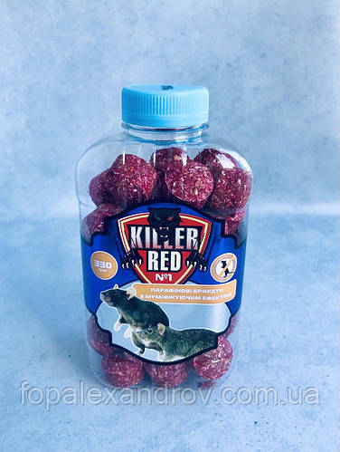 RED KILLER (РЕД КІЛЛЕР) №1 парафінові брикети від мишей та щурів з ...