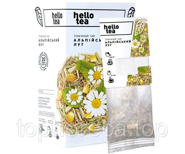 Купить Трав'яний чай в пакетиках Hello Tea Альпійський Луг 60 гр 20шт ...