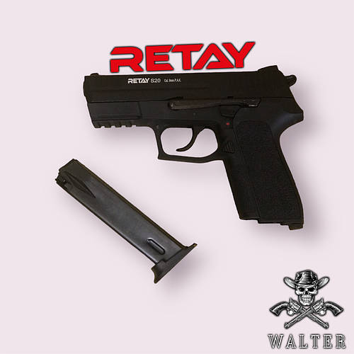 Купить Стартовый пистолет Retay S20 (Холостой, Шумовой), цена 4299 ...