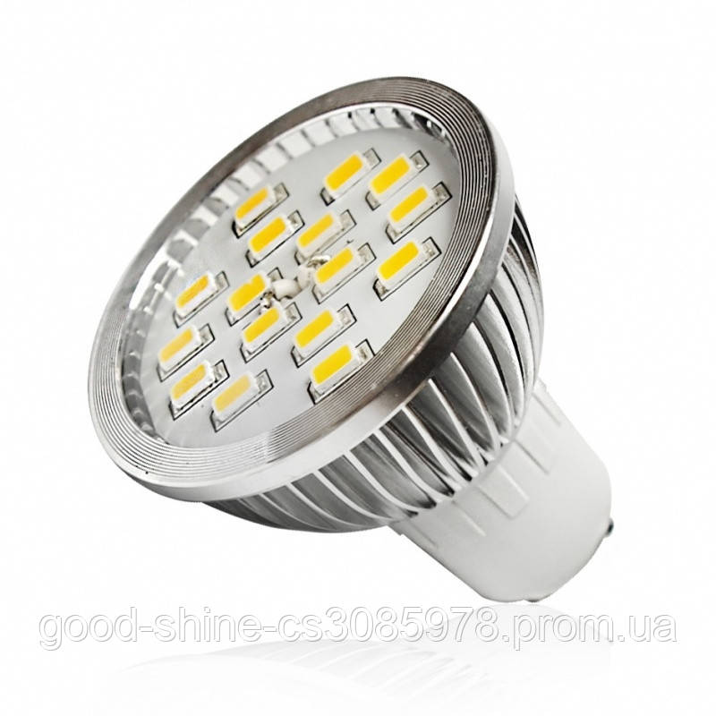 Лампочка GU10 LED 6.4W 16 PCS WW MR16 SMD5630 (CCD) L3-005 (ID#1914894617), цена: 90 ₴, купить ...