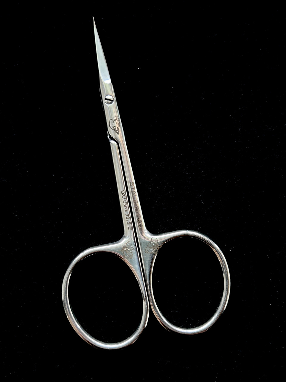 Ножницы профессиональные с крючком для кутикулы Сталекс PRO Exclusive ...