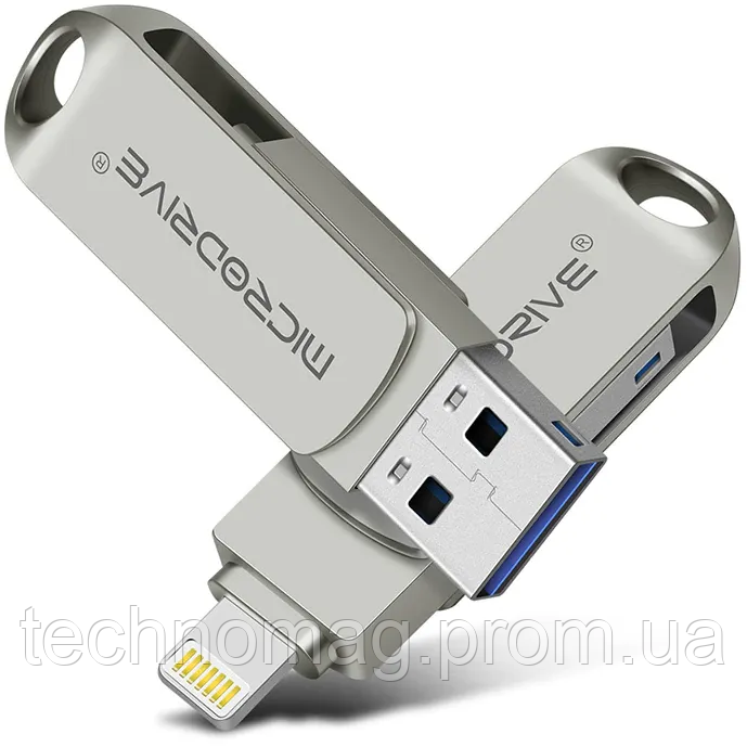 Microdrive Флешка для айфона і комп'ютера на 128 GB USB-накопичувач USB ...