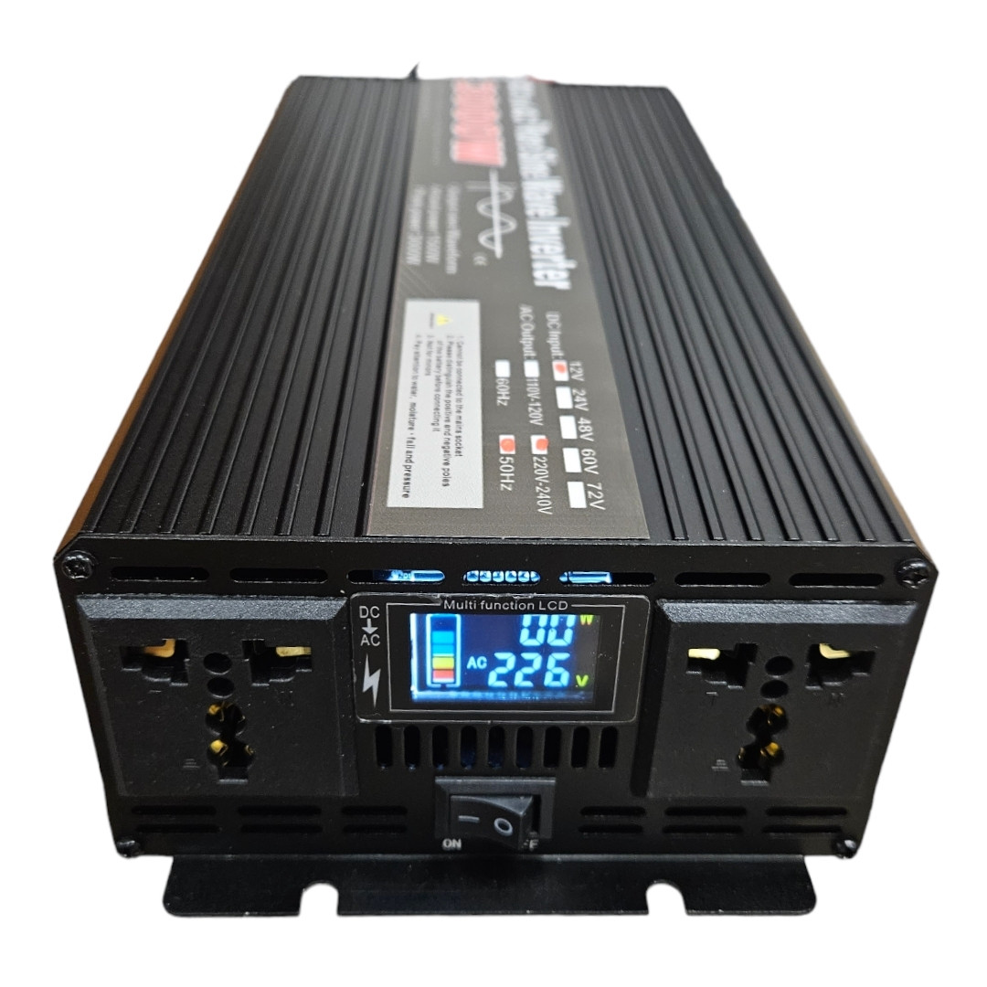 Инвертор для дома 3 кВт чистый синус Kronverk KS-3000 LED (1500 Вт ...