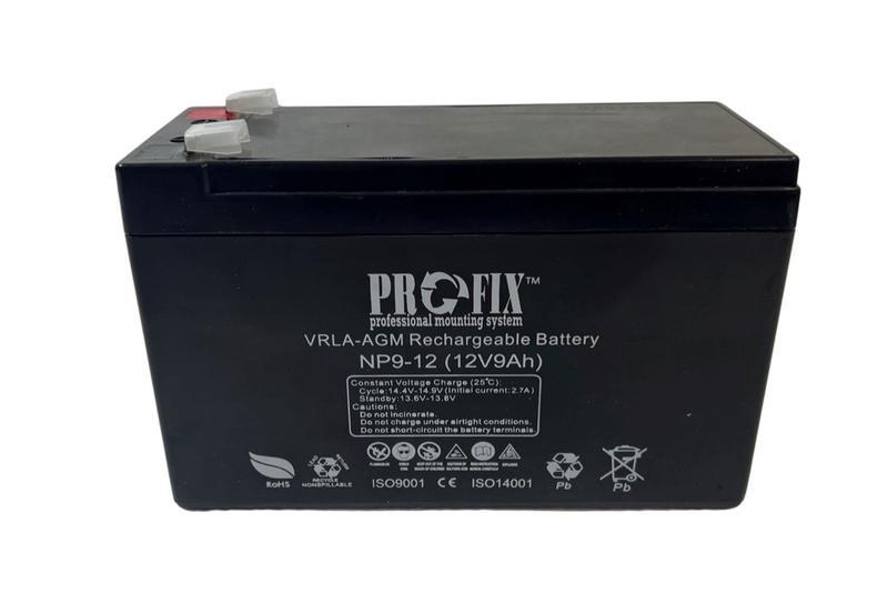 Аккумулятор ProFix VRLA-AGM, 12V 9Ah (NP9-12): продаж, ціна у Запоріжжі ...