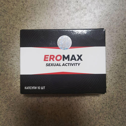 EROMAX sexual activity (эромакс) капсулы для потенции примятая упаковка ...