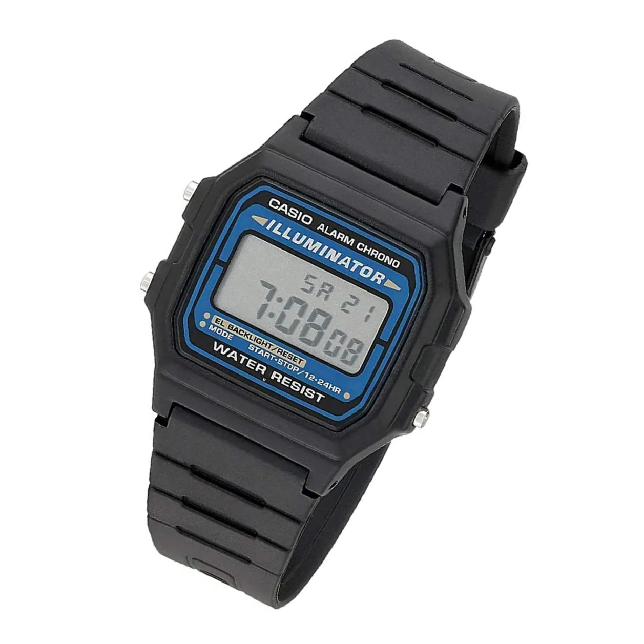 Купить Прямоугольные часы мужские Casio оригинал F-105W черные ...
