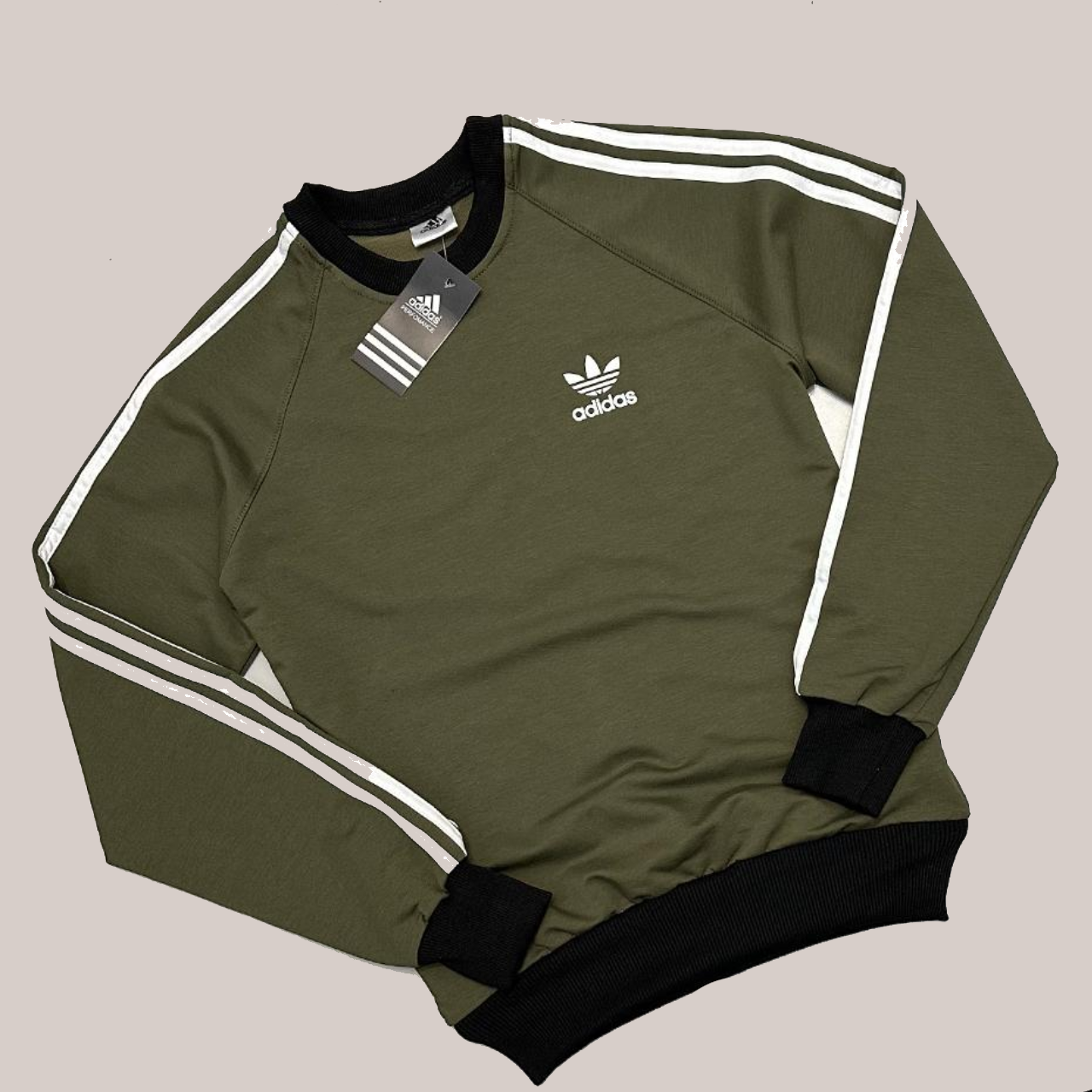 Свитшот ADIDAS | АДИДАС - хаки (ID#1924104851), цена: 639 ₴, купить на ...