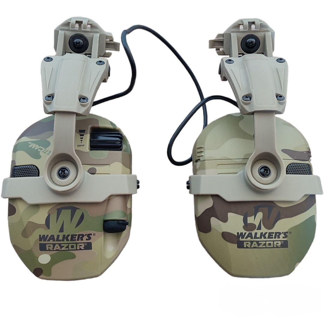 Комплект активные наушники Walker`s Razor Slim Мультикам + крепления ...