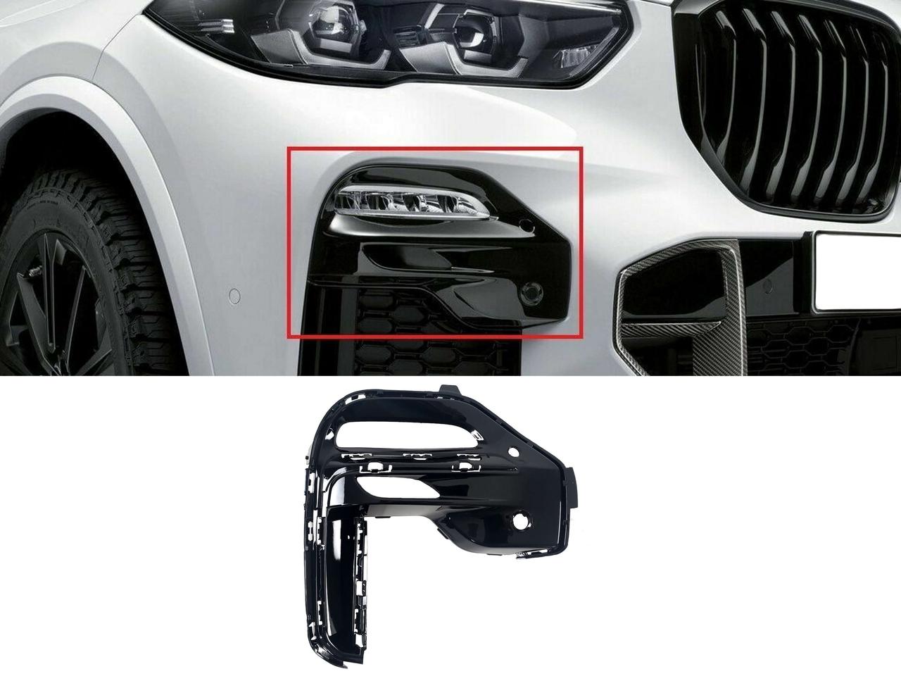 Рамка под туманку правая в бампер M-Paket на BMW X5 G05 2018-2022 года ...