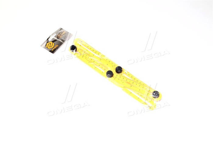 Шаблон - линейка для переноса измерений, 310 х 175 х 25 мм(VOREL) 18470 ...