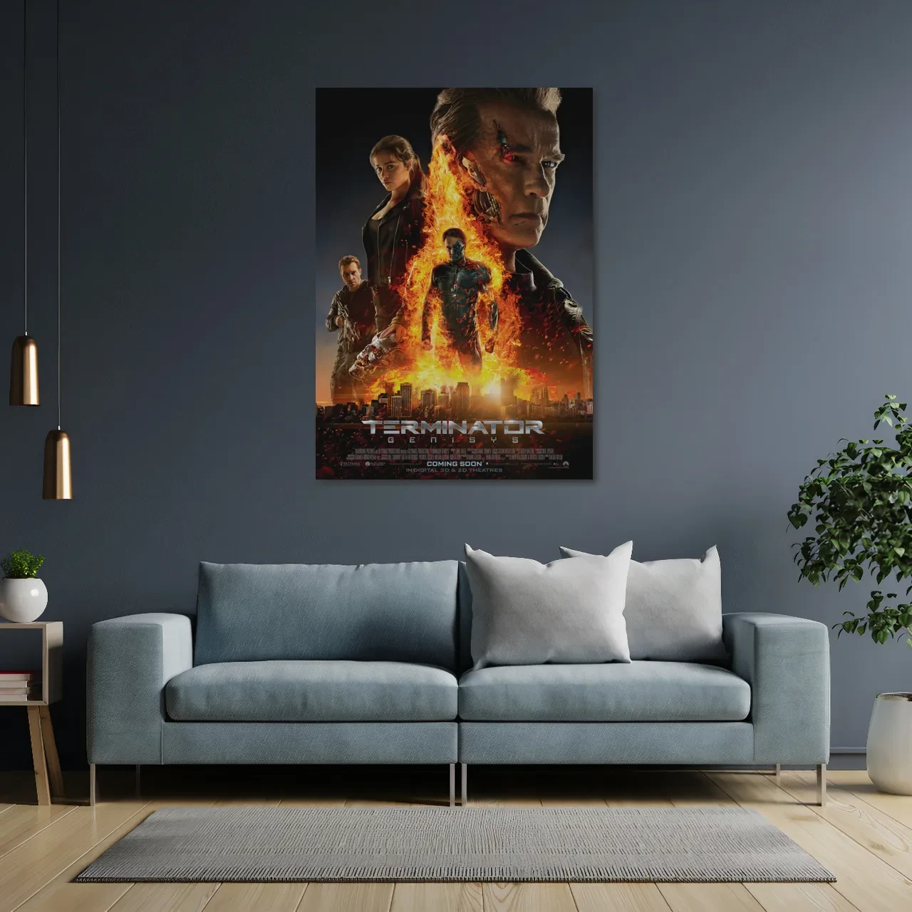 Плакат "Терминатор: Генезис, Terminator: Genesys (2015)", 149×106см (ID ...