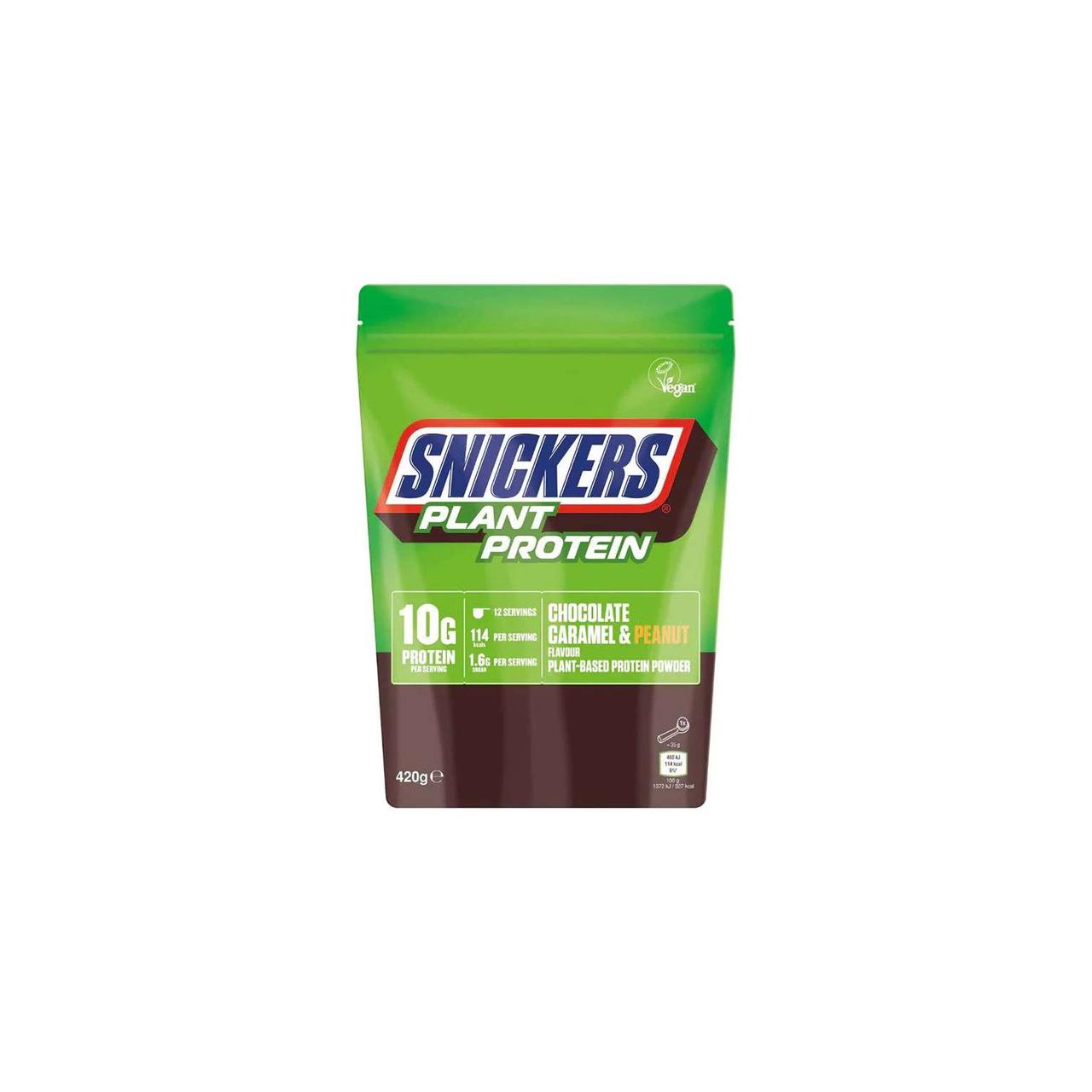 Купить Протеин Snickers Plant Hi-Protein Powder 420g (Snikers), цена ...