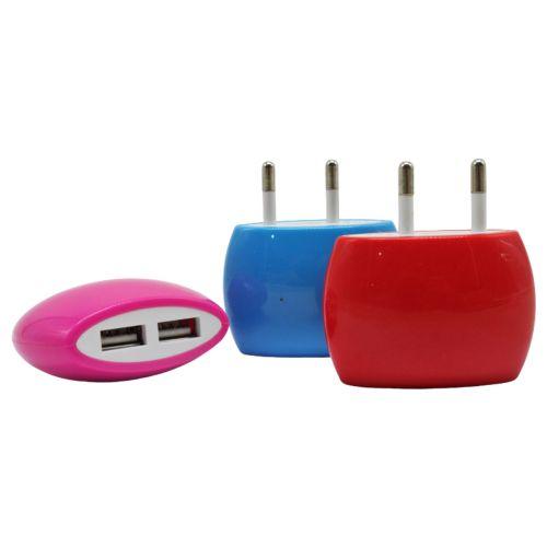 Зарядка Сетевик на Два Выхода Usb Цветной — в Категории "Зарядные ...
