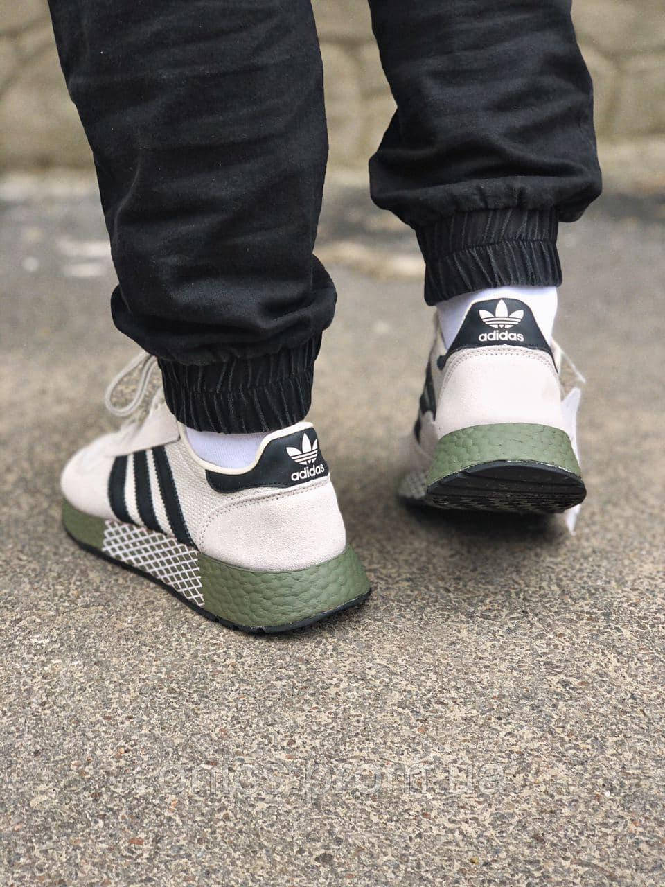 Adidas Marathon Tech Grey Black хорошее качество кроссовки и кеды ...