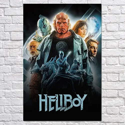 Плакат "Хеллбой: Герой из пекла, Hellboy (2004)", 60×40см (ID#772546362), цена: 195 ₴, купить на ...