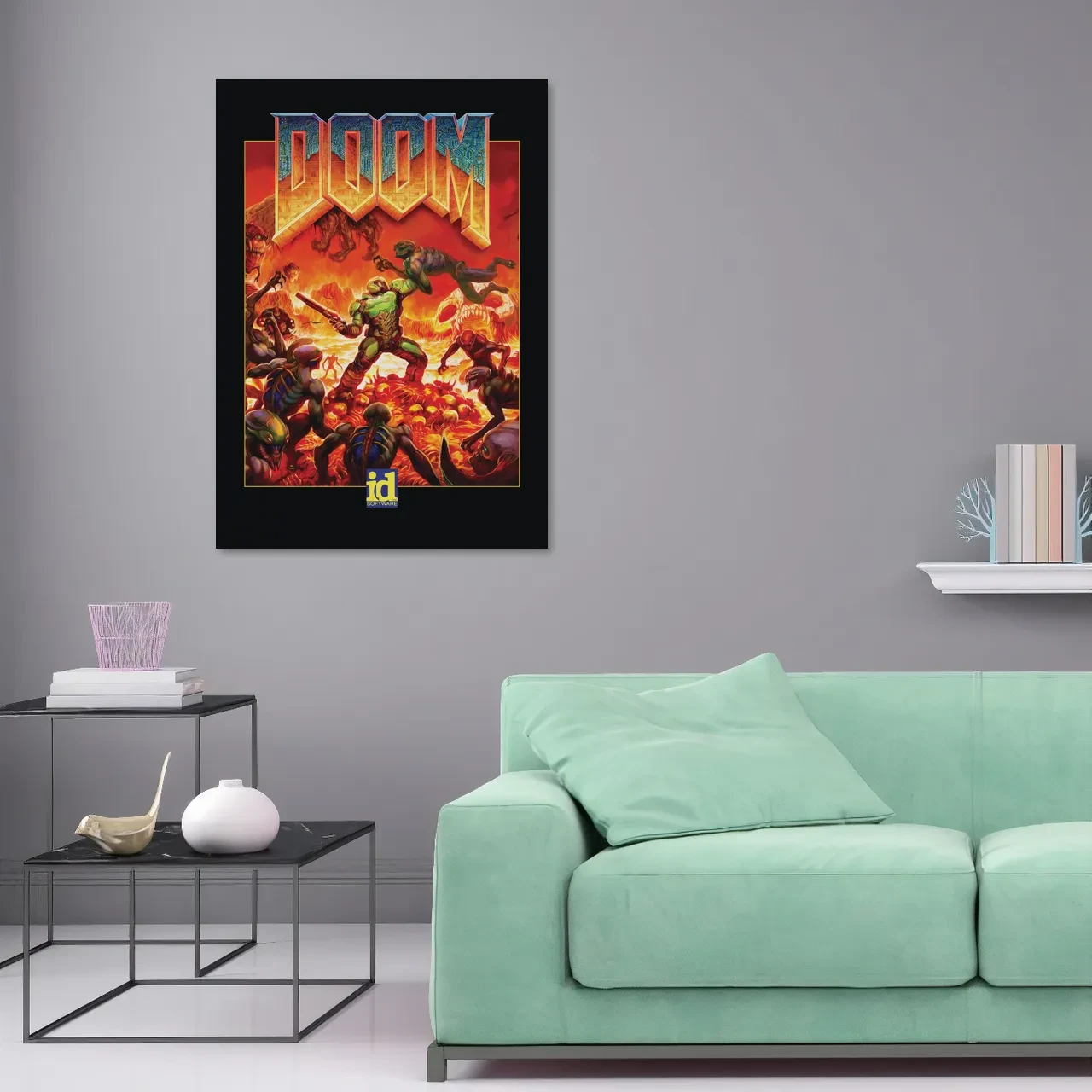 Плакат "Дум, оновлений класичний постер, Doom", 60×43см (ID#757611168 ...